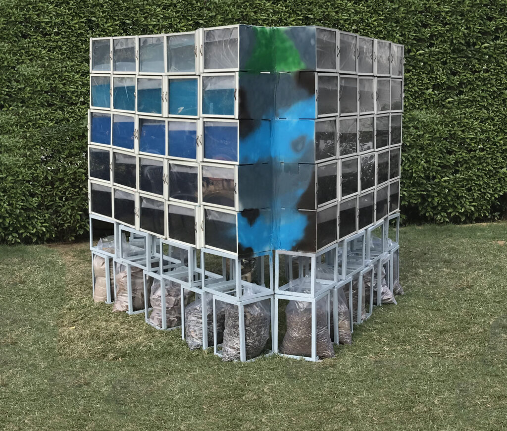 2 Water colour construction installation - Aarti Zaveri
